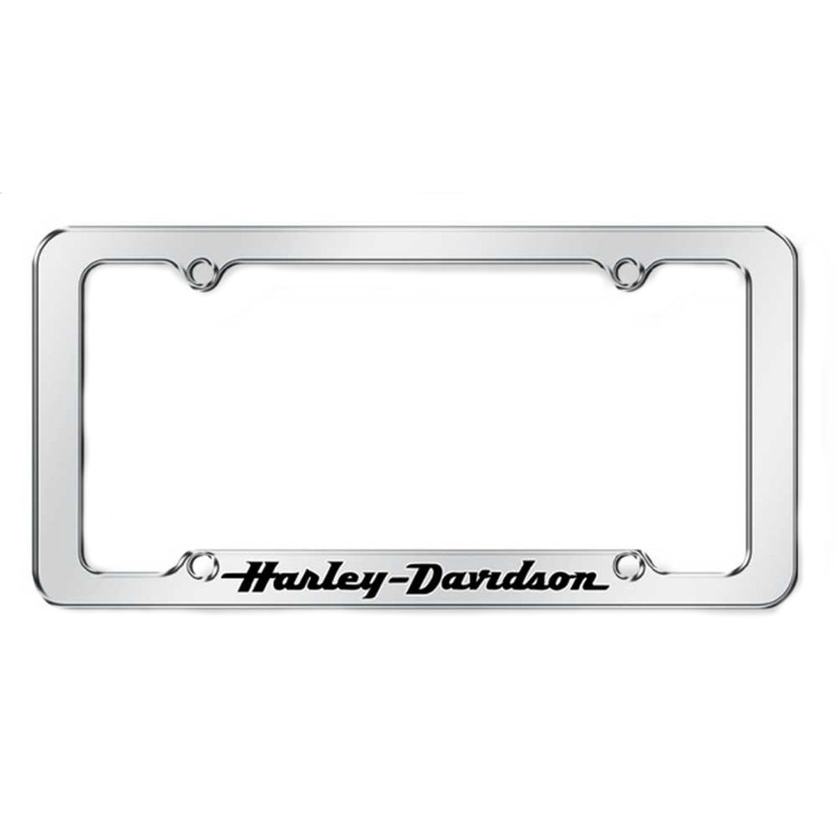 Harley-Davidson H-D Script Silver- License Plate Frame - CG6305 ...