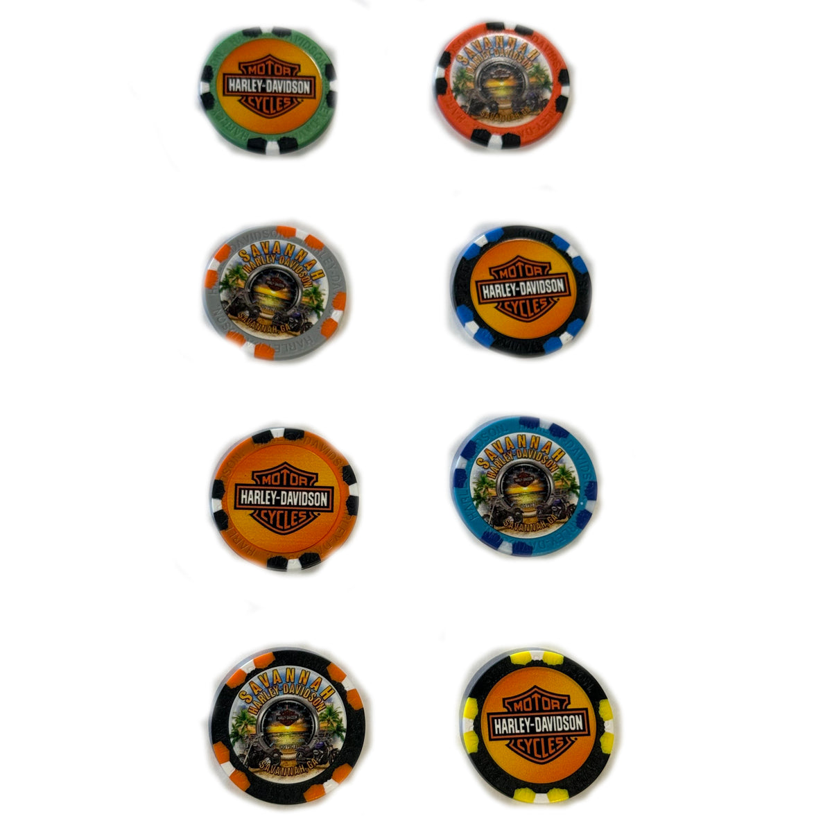 Savannah Harley-Davidson Speedo Poker Chip